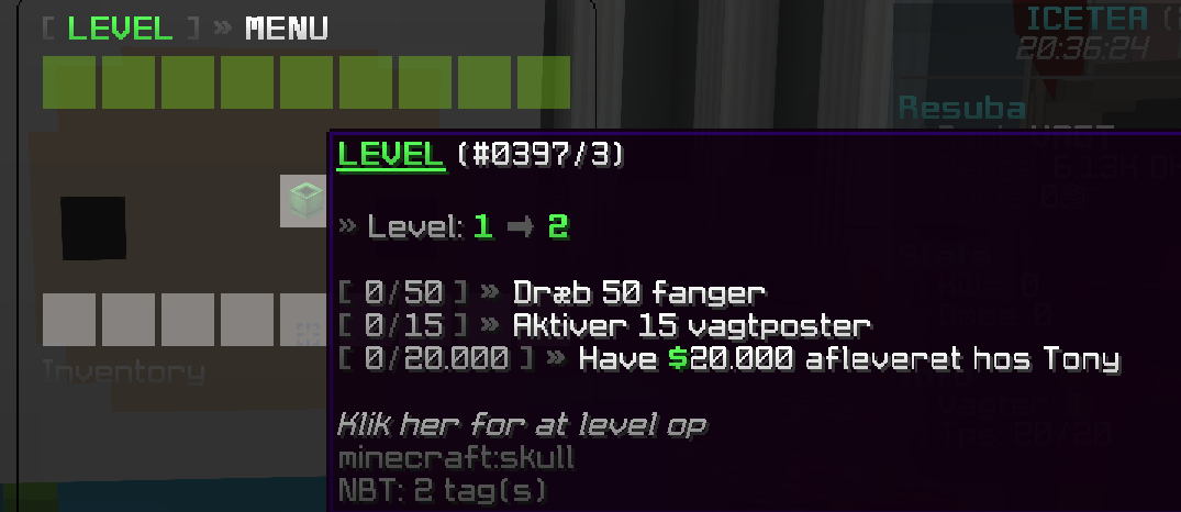VAGT LEVELS | Scripts | McSkripts