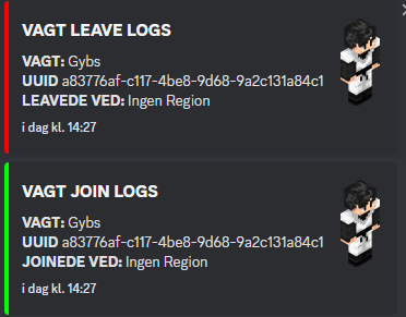 VIXIO VAGT LOGS OG SERVER LOGS | Scripts | McSkripts