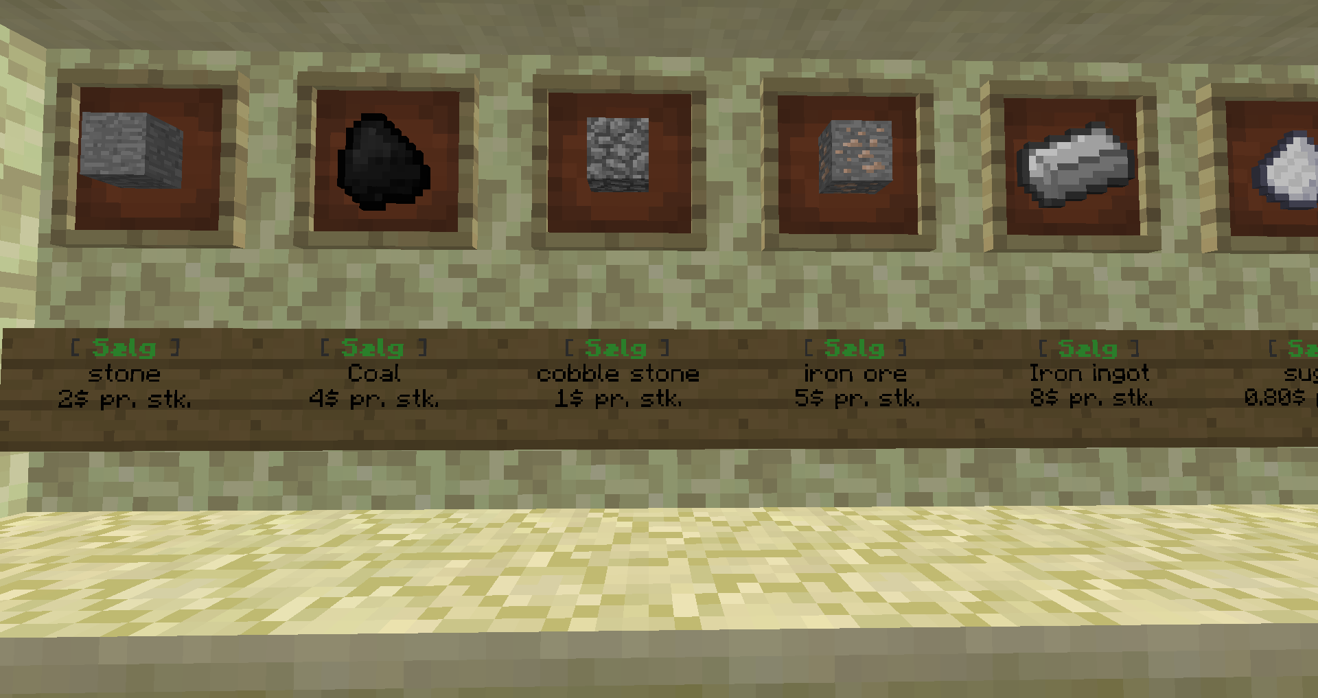 Sign Shop Skript Med Menu | Scripts | McSkripts