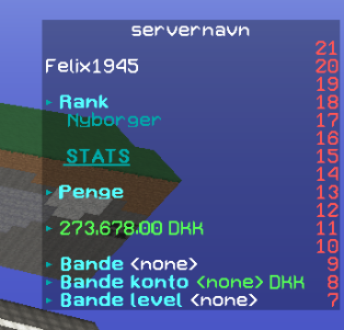 Tablist og scoreboard Simpel redigering | Scripts | McSkripts