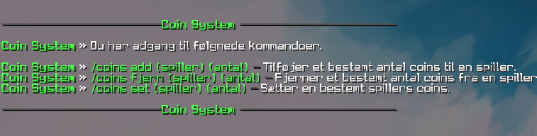 CoinShop og Coins System | Scripts | McSkripts