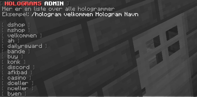 HologramManager Skript Nem og Fleksibel HologramOprettelse | Scripts | McSkripts