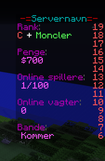 Prison scoreboard | Scripts | McSkripts