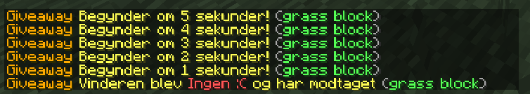 Simpelt giveaway skript | Scripts | McSkripts
