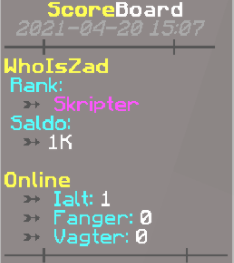SUPER SERVER 2 TAB SCOREBOARD | Scripts | McSkripts