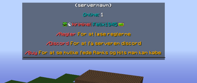 Tablist og scoreboard Simpel redigering | Scripts | McSkripts