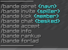 Bande script | Scripts | McSkripts