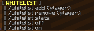 Whitelist System Administrr spillere med nemme kommandoer og statistik | Scripts | McSkripts